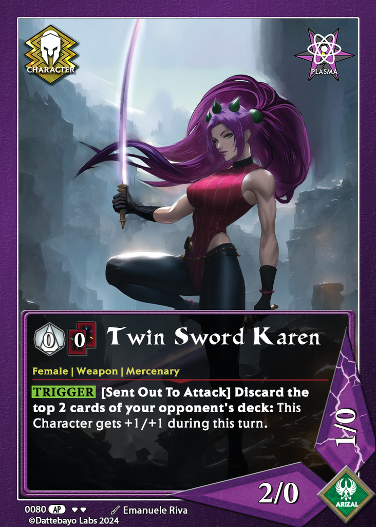 Twin Sword Karen C0080 1st Edition